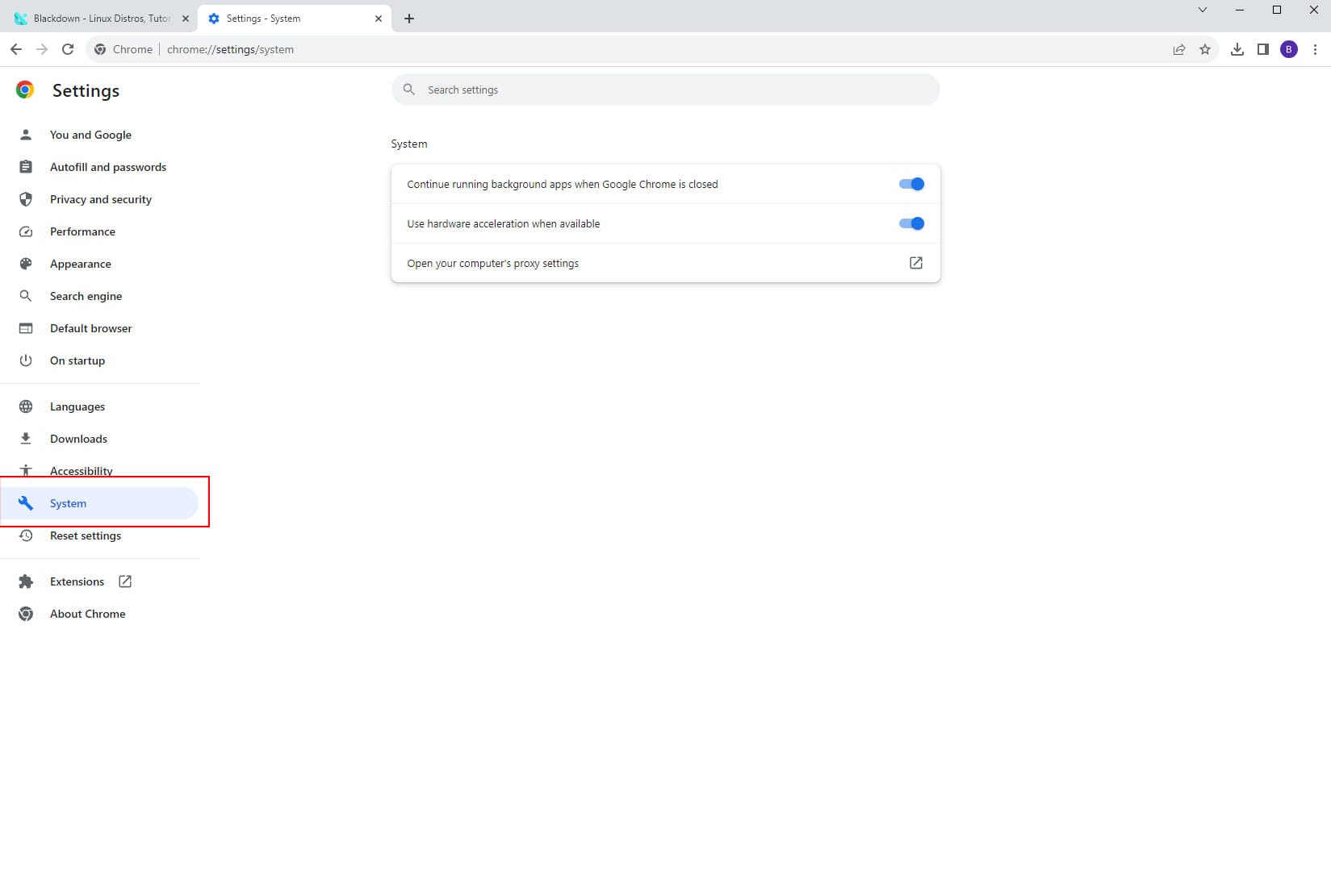 How to Add a Proxy to Chrome - Blackdown