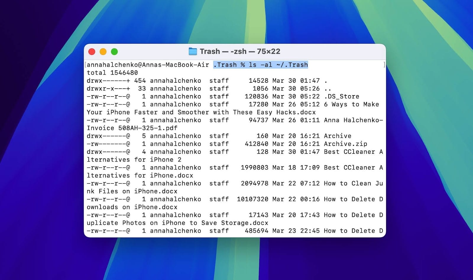 How to Recover Deleted Files from Mac Using Terminal - Blackdown